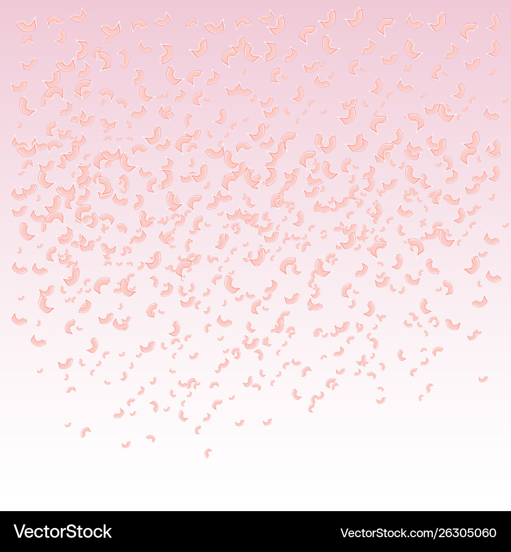 Falling flying petals roses cherry blossoms Vector Image