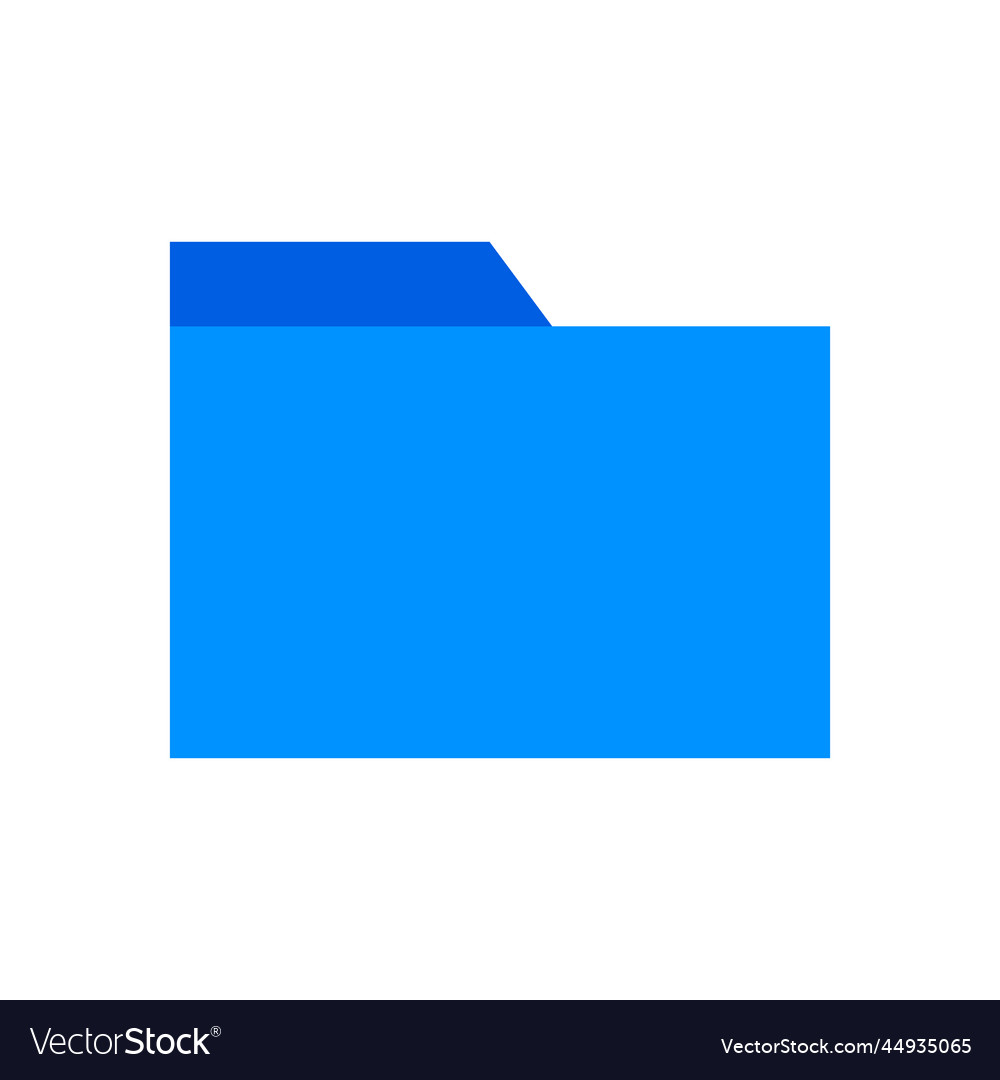 Blue computer file icon or file organization Vector Image