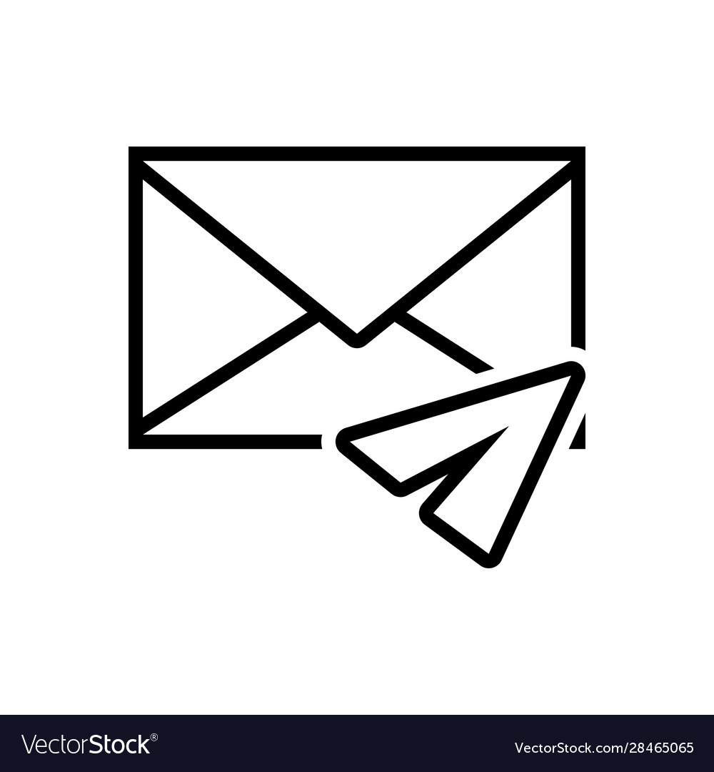 Direct message Royalty Free Vector Image - VectorStock