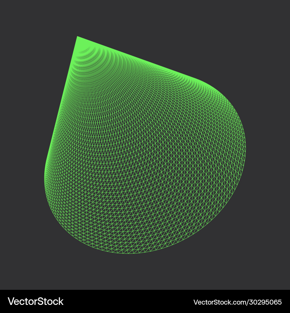 Geometric cone polygonal shapes for your Vector Image