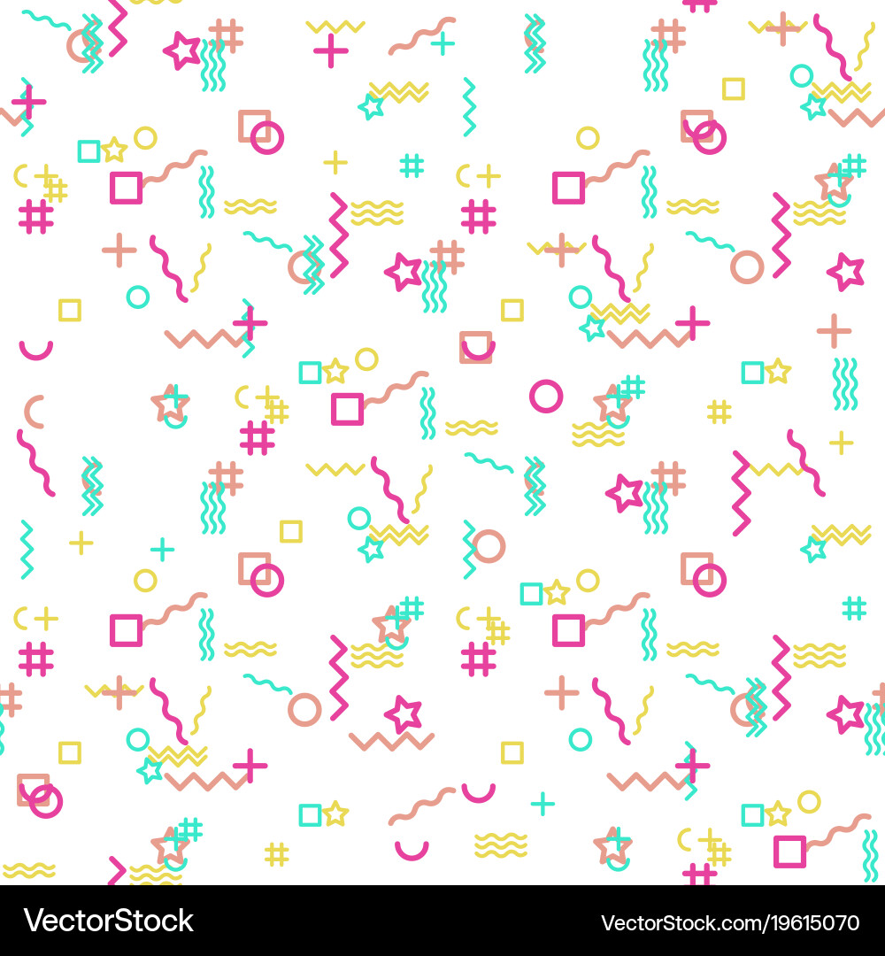Abstract seamless pattern for girls boys Vector Image