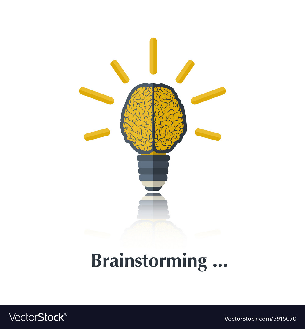 Brainstorming Royalty Free Vector Image - VectorStock