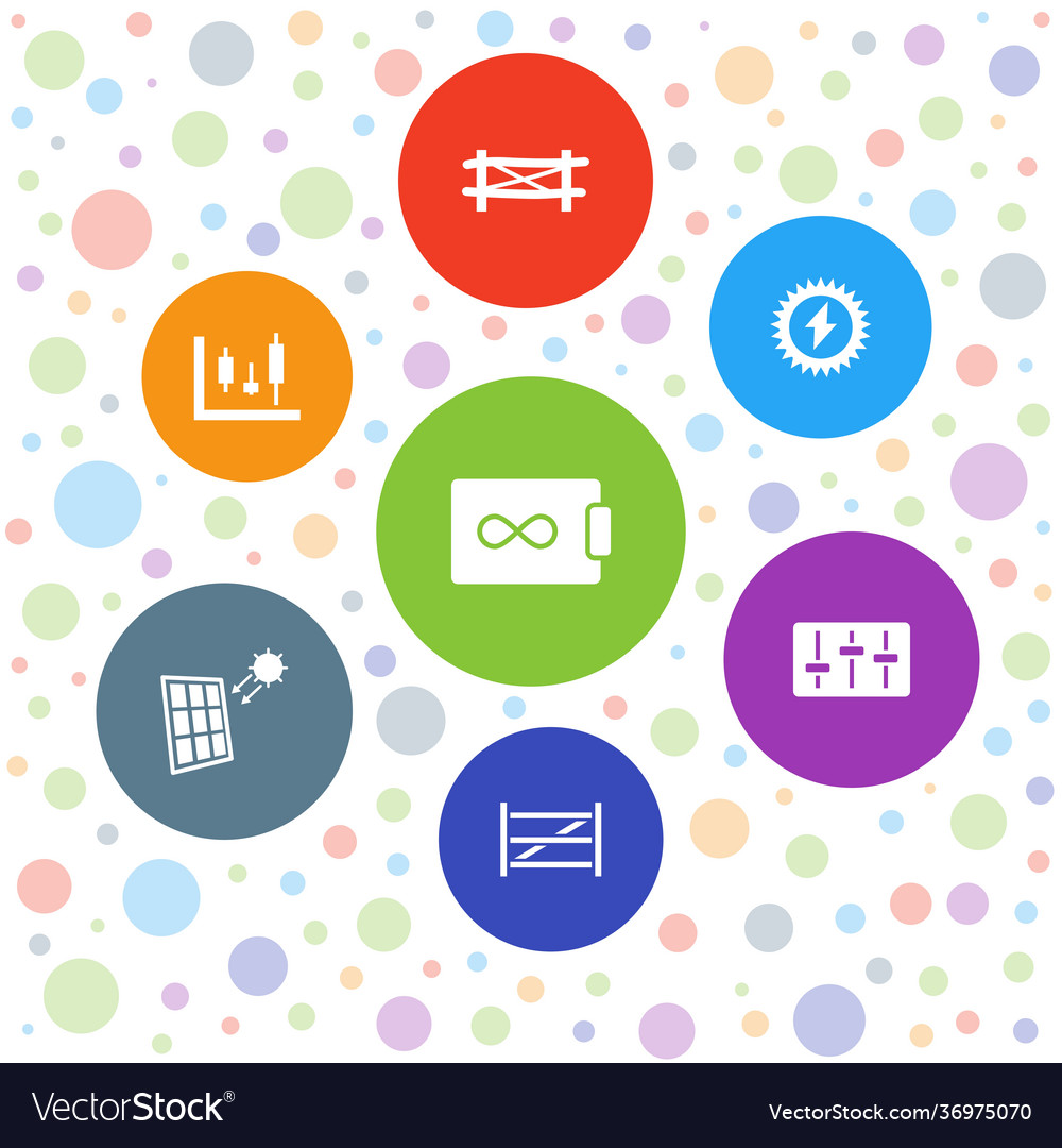 Panel icons Royalty Free Vector Image - VectorStock