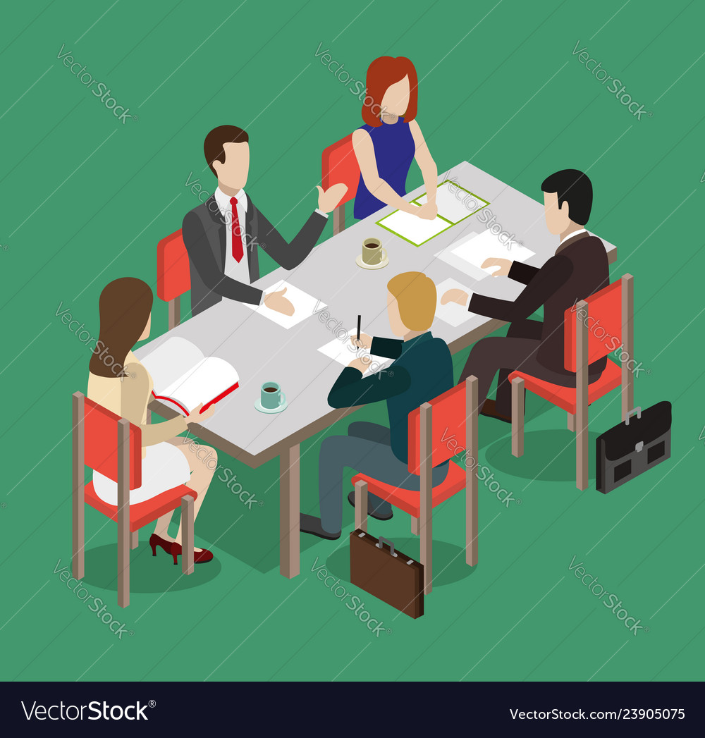 Business team Royalty Free Vector Image - VectorStock
