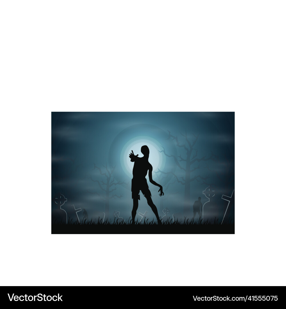 Zombie Background Vector Zombie Background Stock Illustrations