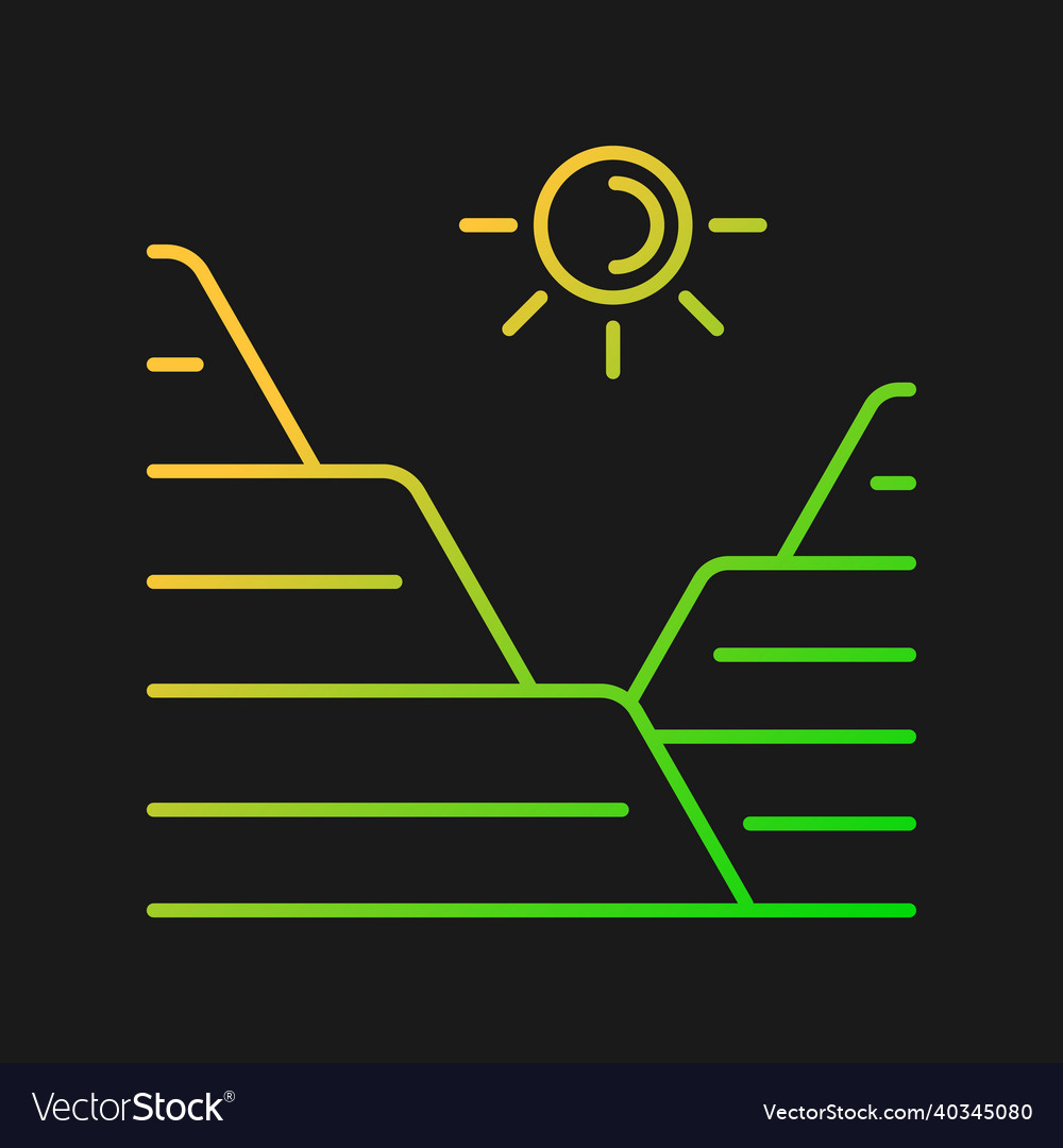 Loess gradient icon for dark theme Royalty Free Vector Image Loess gradient icon for dark theme Royalty Free Vector Image