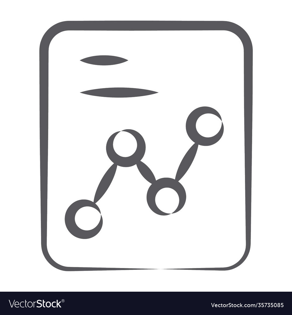 Analytical report Royalty Free Vector Image - VectorStock