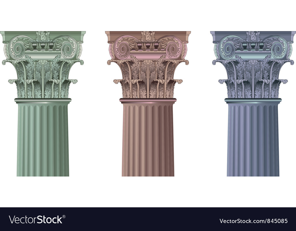 Columns Royalty Free Vector Image - VectorStock
