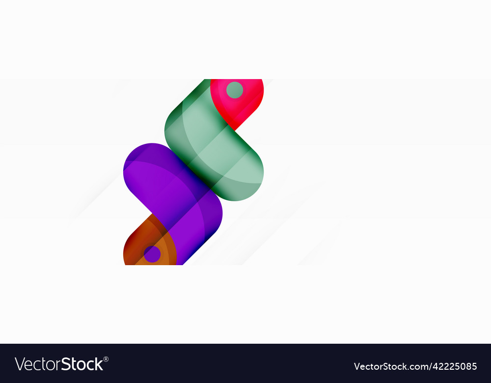 Creative geometric wallpaper round arrow shape Vector Image