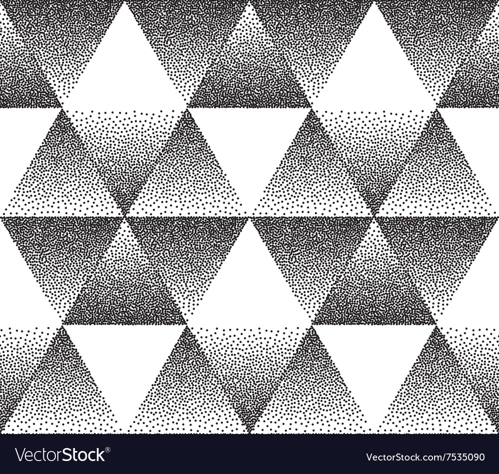 Dotted triangular texture Royalty Free Vector Image