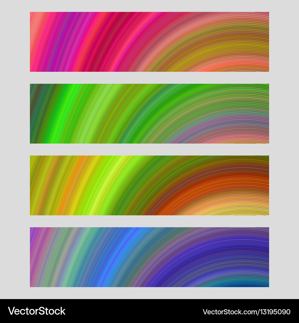 Set colorful banner backgrounds Royalty Free Vector Image