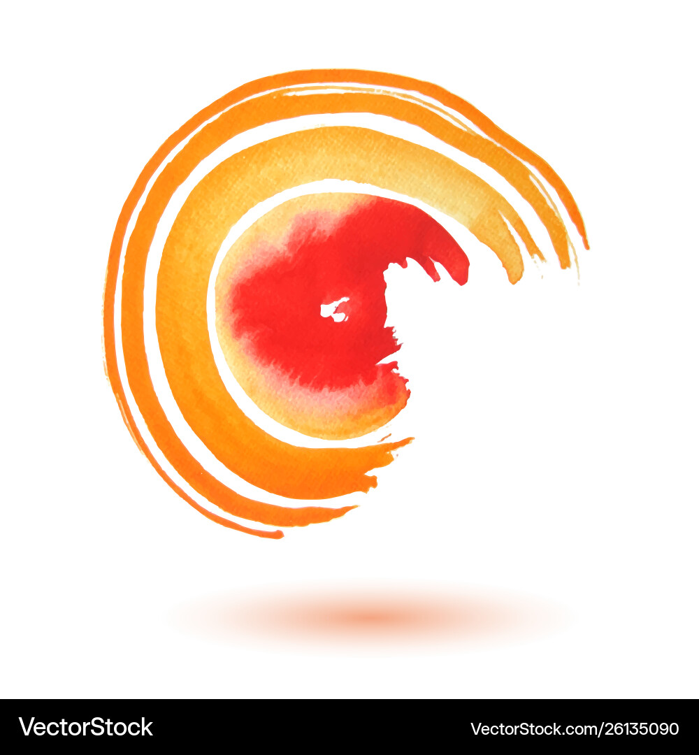 Swirl watercolor Royalty Free Vector Image - VectorStock