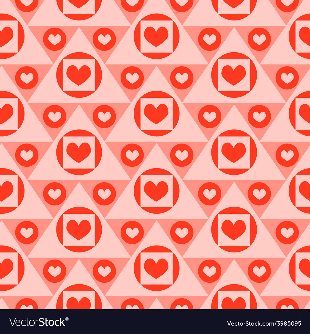 Geometry cute seamless pattern Royalty Free Vector Image