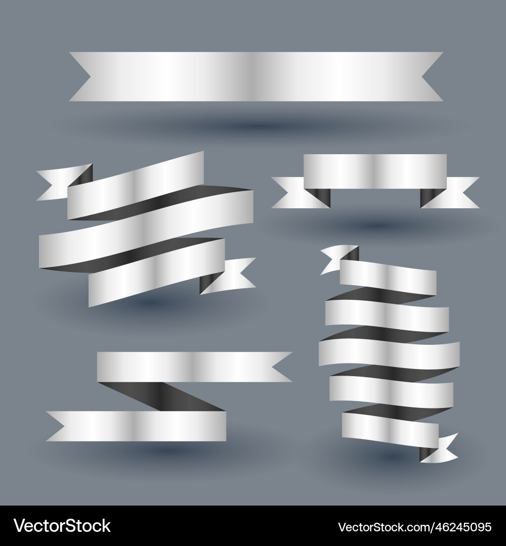 Silver Ribbon Banner