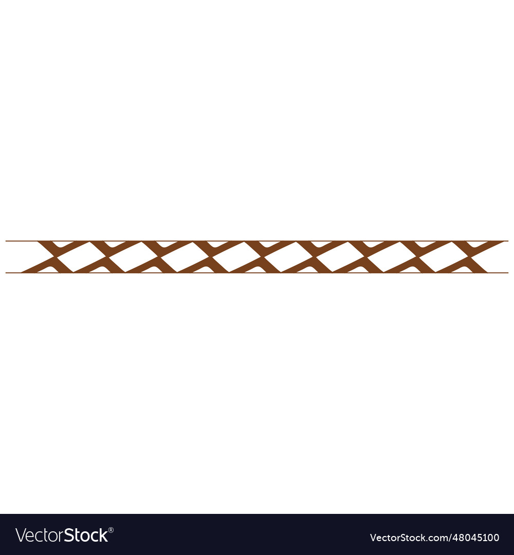 Cross decoration border pattern Royalty Free Vector Image