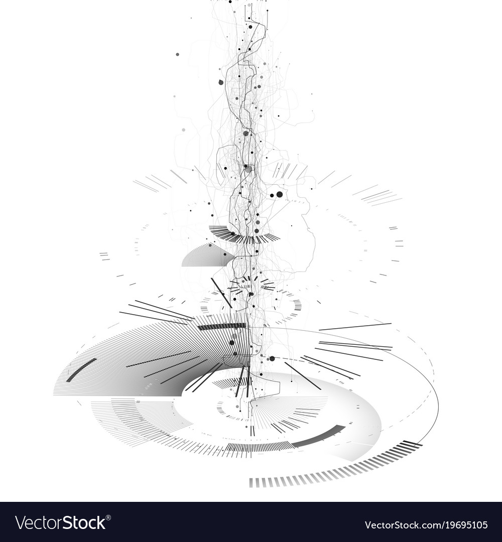 Abstract tech design background Royalty Free Vector Image