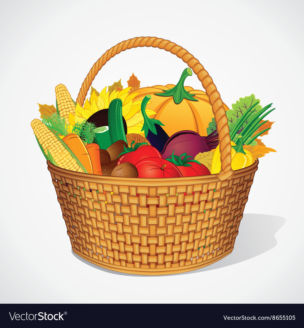 Fall Harvest Vegetables Clip Art