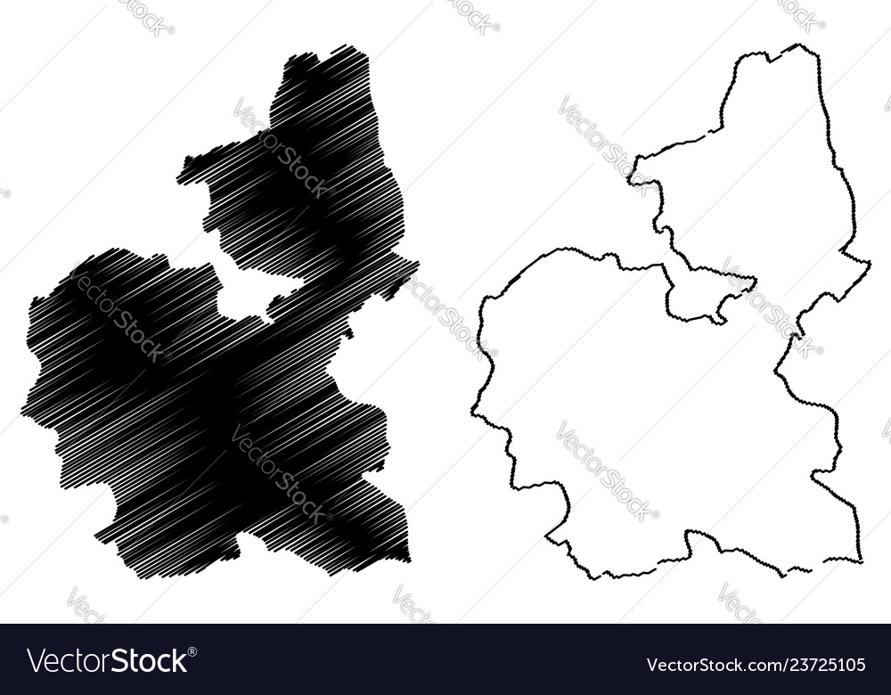 Bauchi state map Royalty Free Vector Image - VectorStock