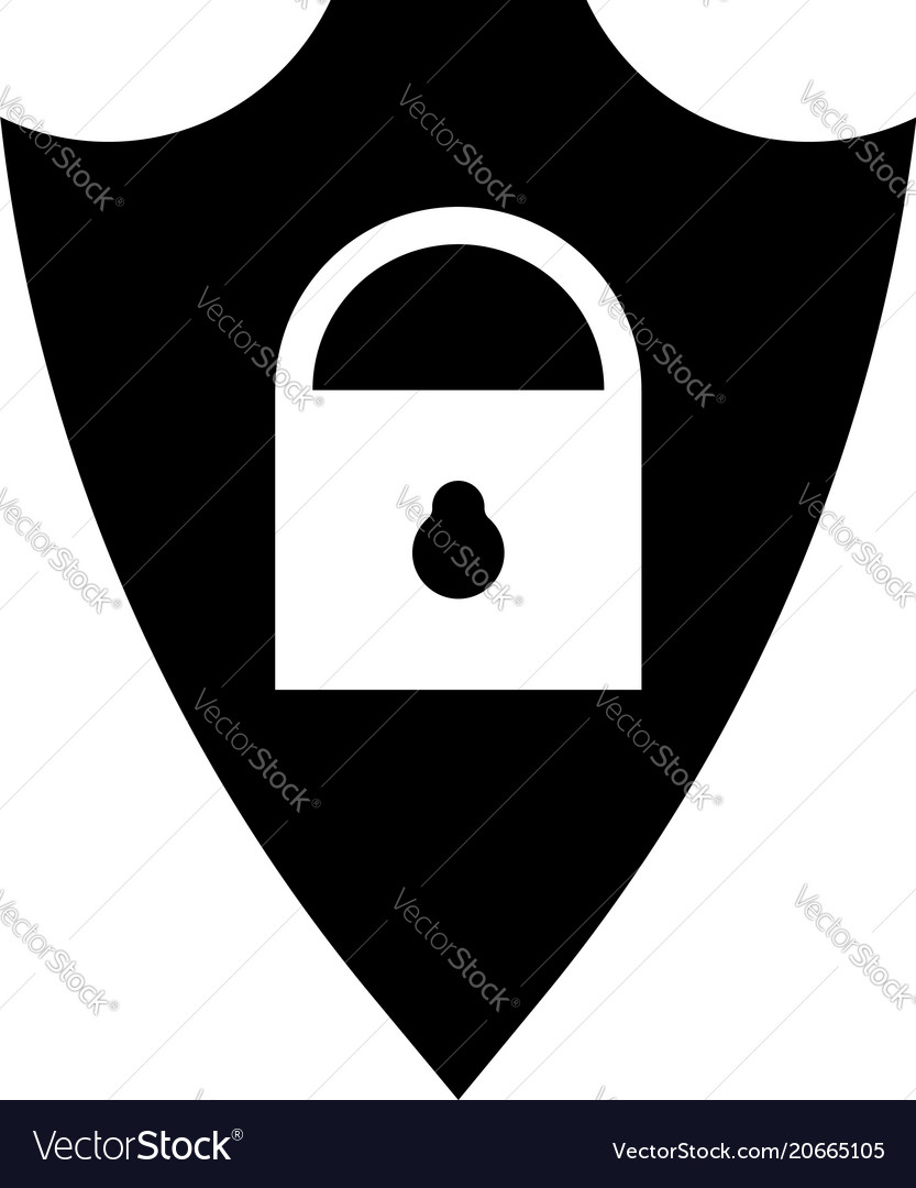 Cyber Security Icon Shield Icon Royalty Free Vector Image