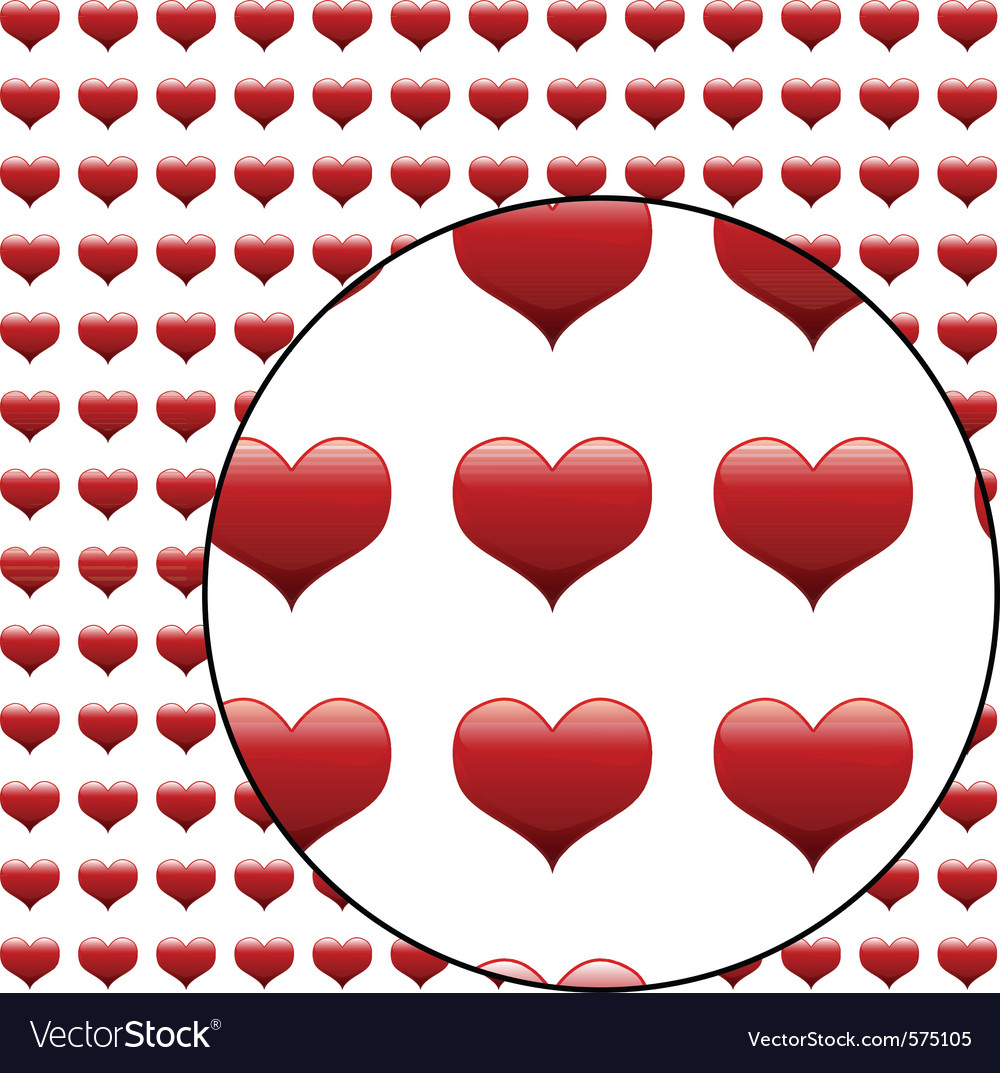Heart pattern Royalty Free Vector Image - VectorStock