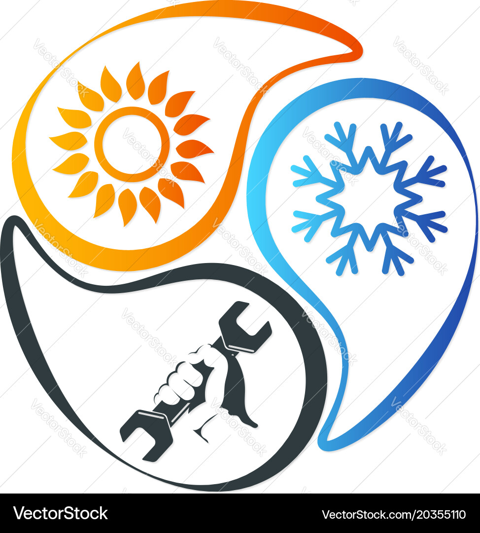 Air conditioning repair Royalty Free Vector Image