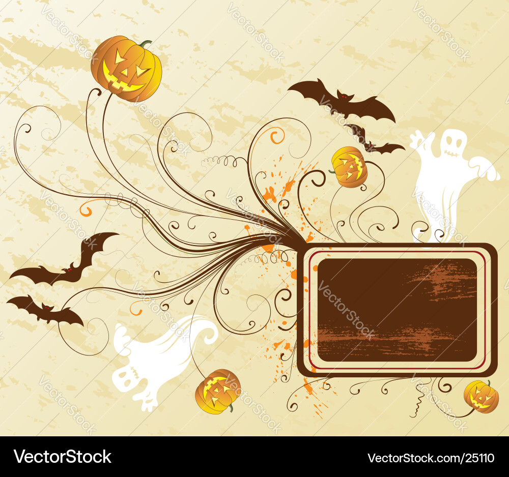 Background halloween Royalty Free Vector Image