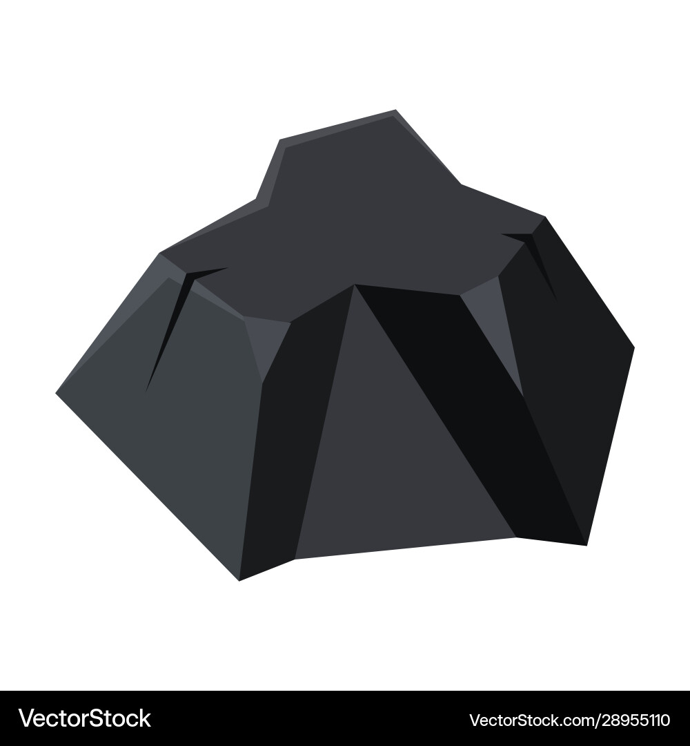 Charcoal iconcartoon icon isolated Royalty Free Vector Image