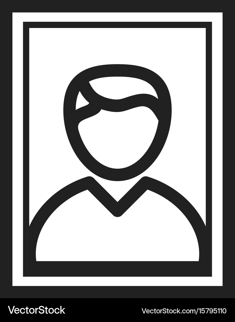 Male portrait Royalty Free Vector Image - VectorStock