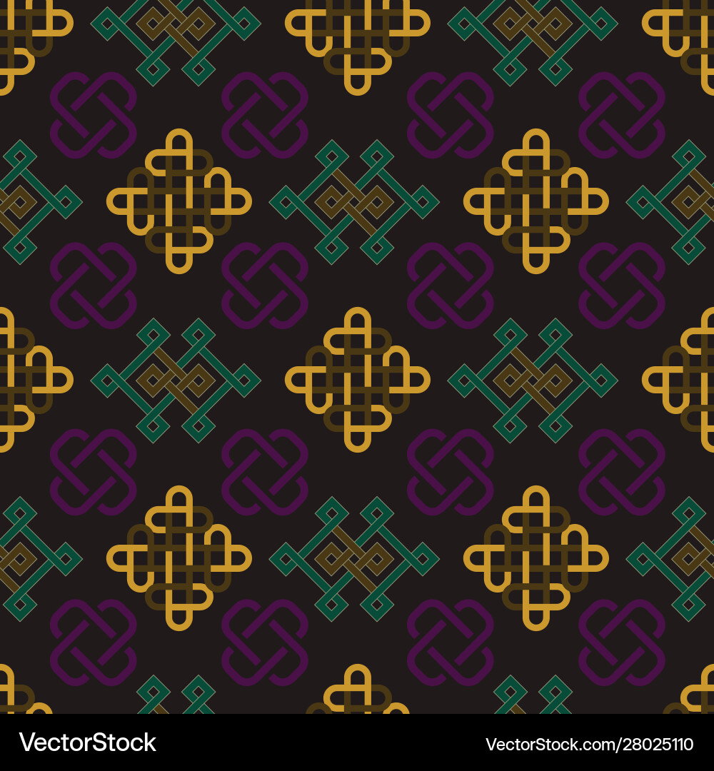 Traditional symbol and ornaments Royalty Free Vector Image