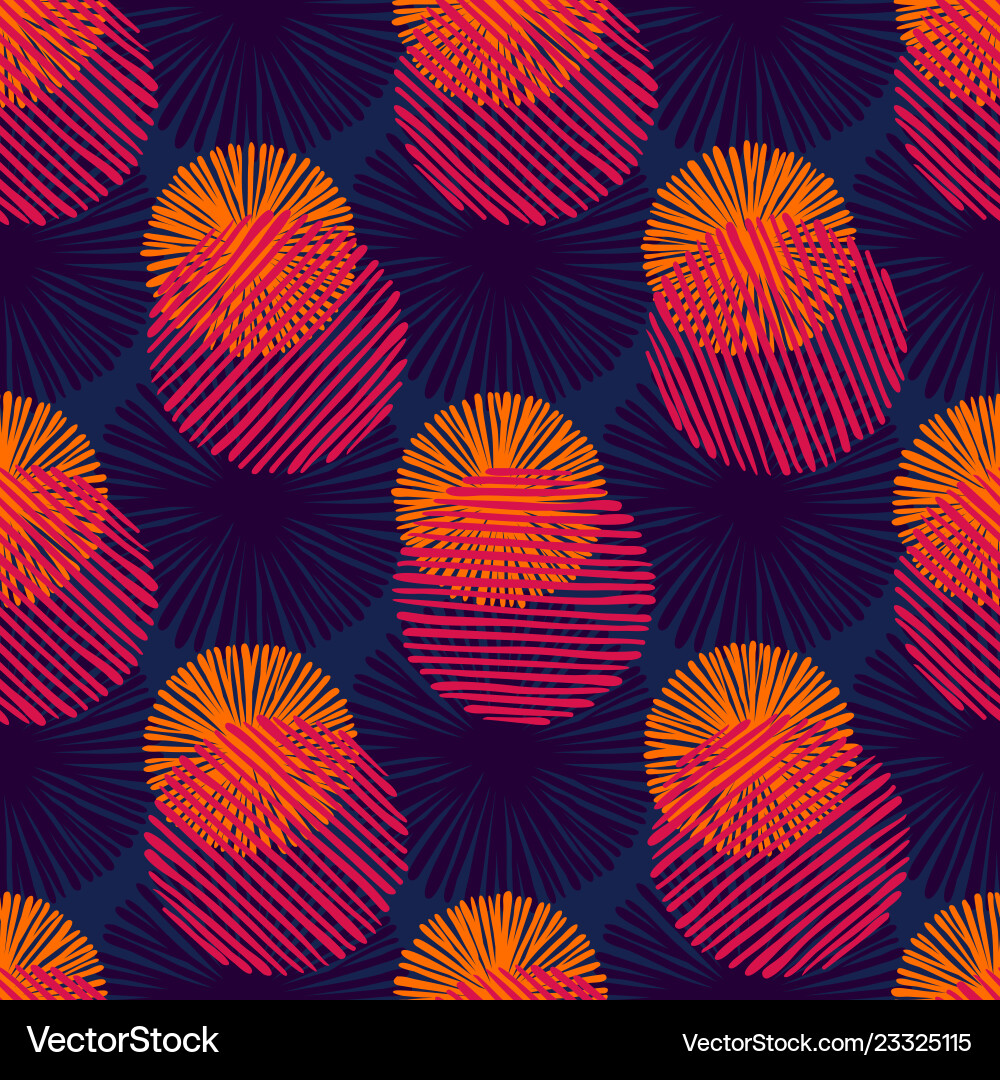 Abstract ikat and boho style handcraft fabric Vector Image