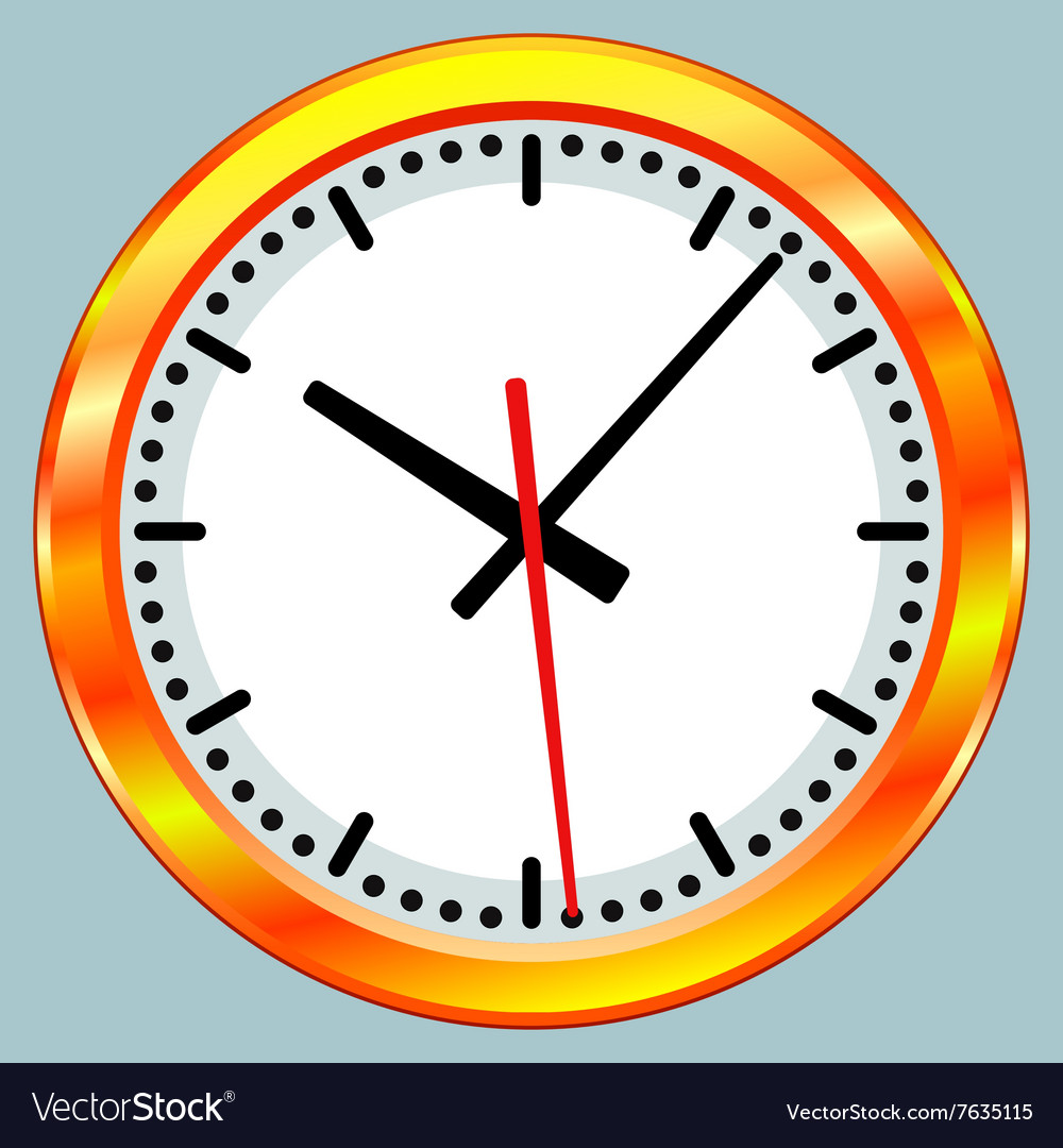 Clock Royalty Free Vector Image - VectorStock