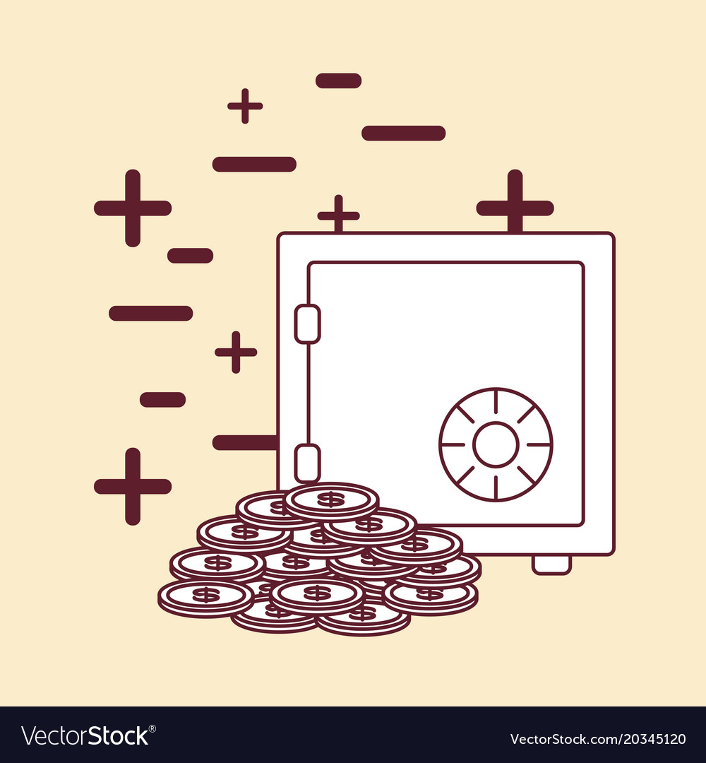 Money savings design Royalty Free Vector Image