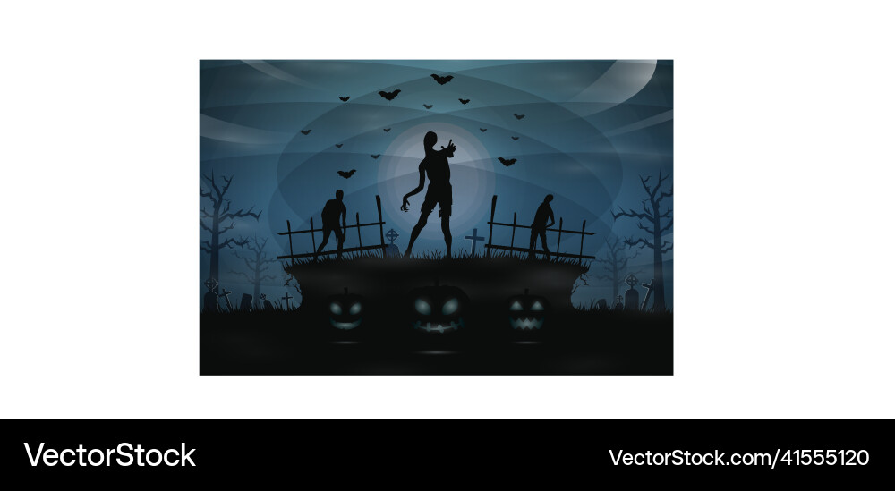 Zombie Background Vector Zombie Background Stock Illustrations