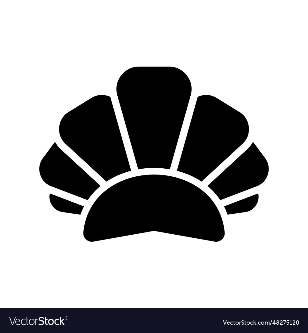 Shell icon Royalty Free Vector Image - VectorStock