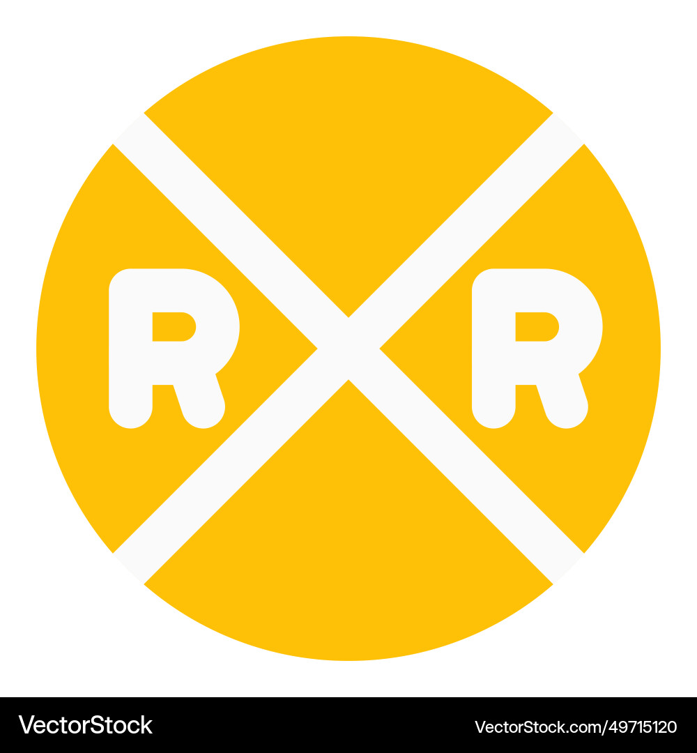 Signals and warnings for safe railway navigation Vector Image