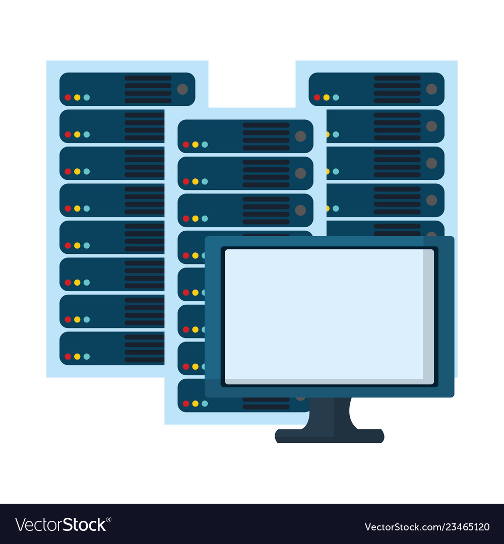 Technology computing cartoon Royalty Free Vector Image