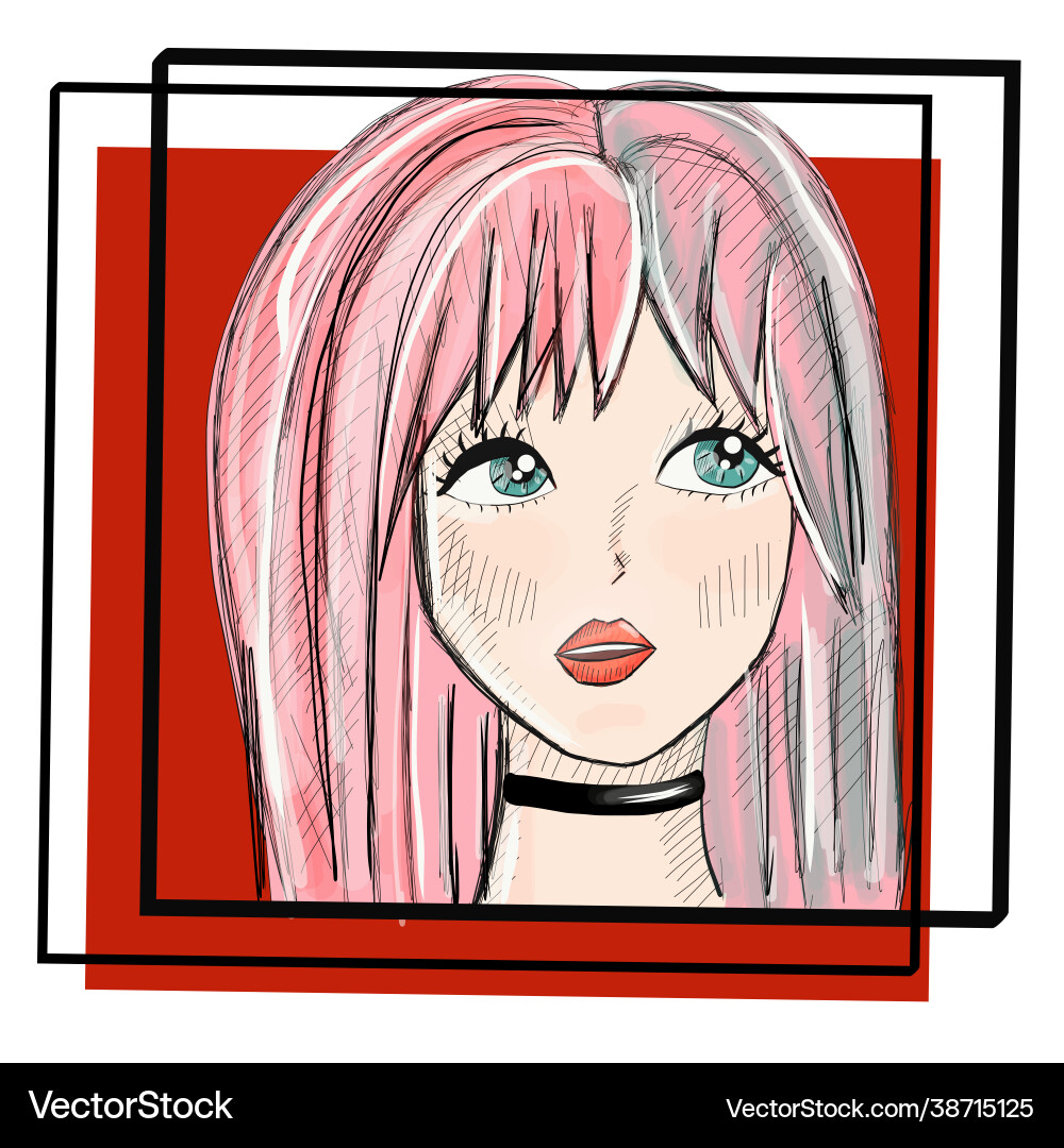 Anime manga design Royalty Free Vector Image - VectorStock