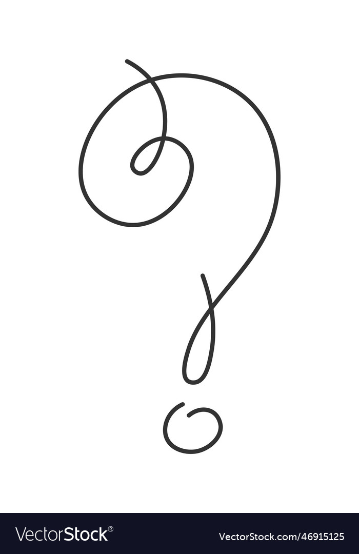 Comic question mark Royalty Free Vector Image - VectorStock