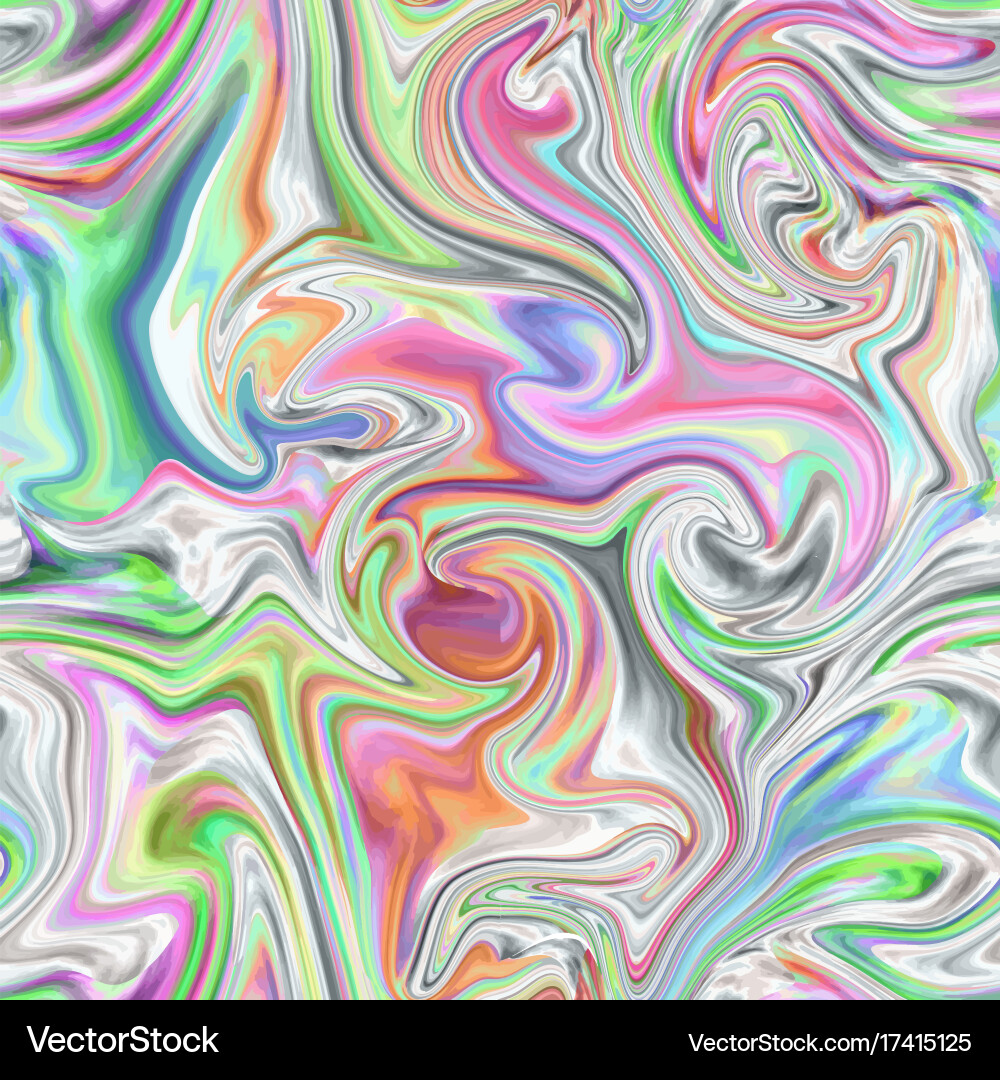 Marble seamless pattern in neon brightful colors Vector Image