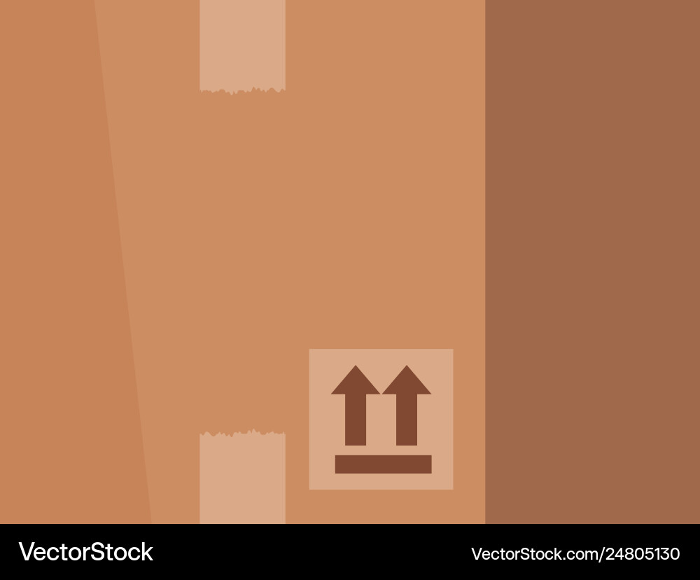 Box carton delivery service Royalty Free Vector Image