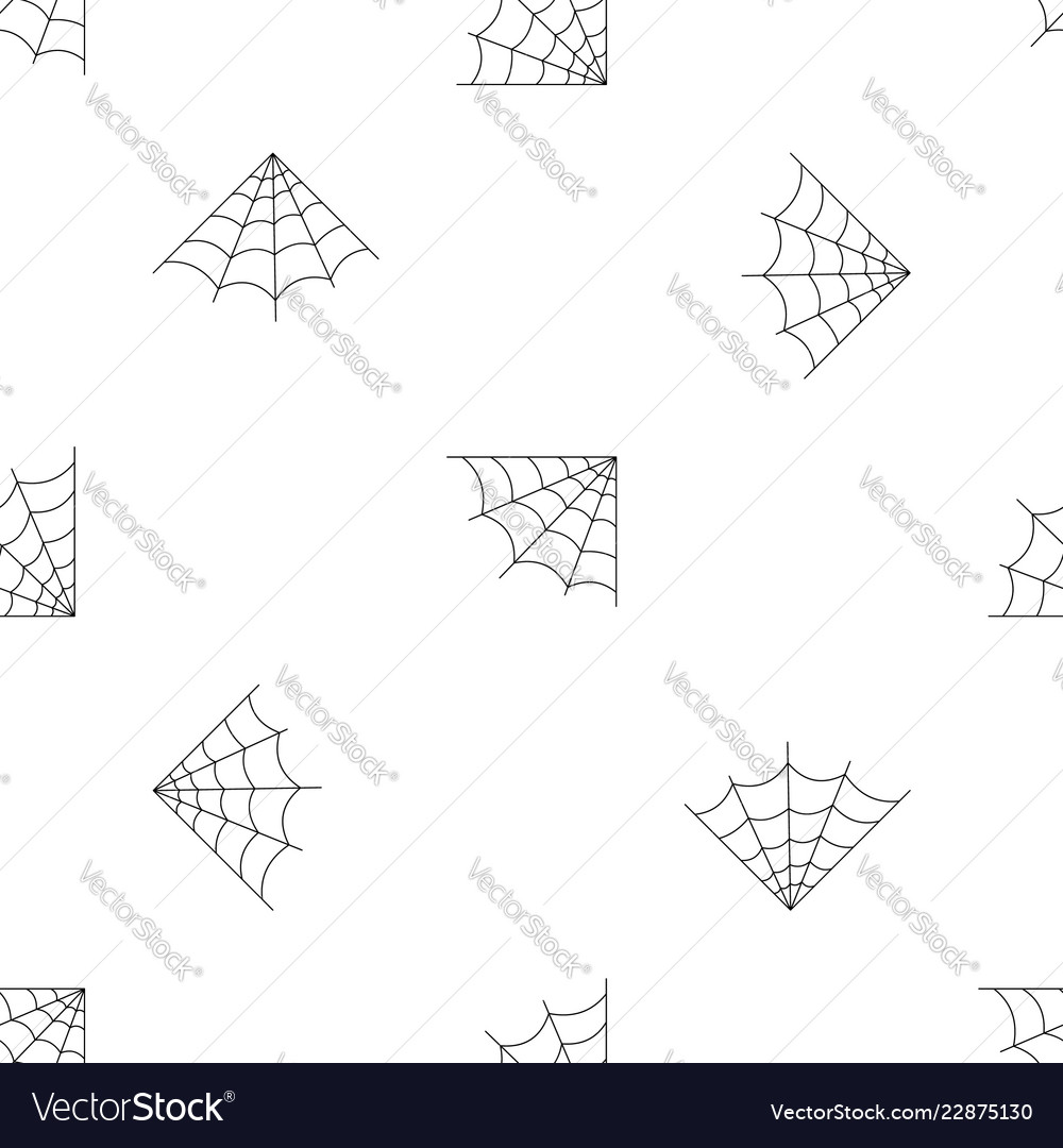 Cellular spiderweb pattern seamless Royalty Free Vector