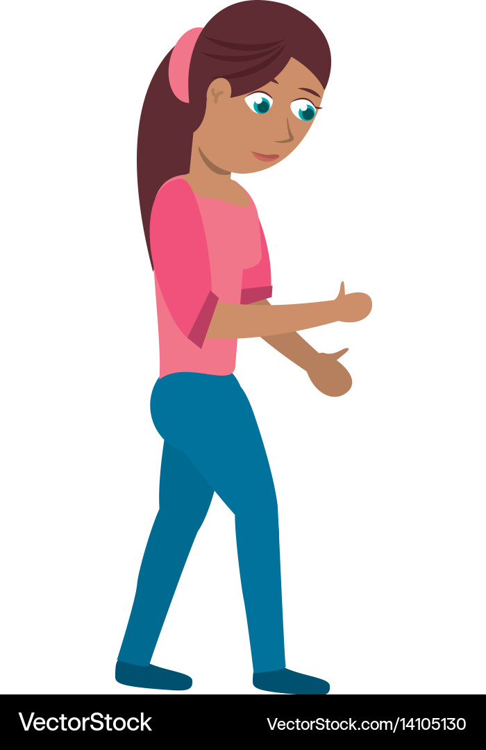 Character mother female image Royalty Free Vector Image