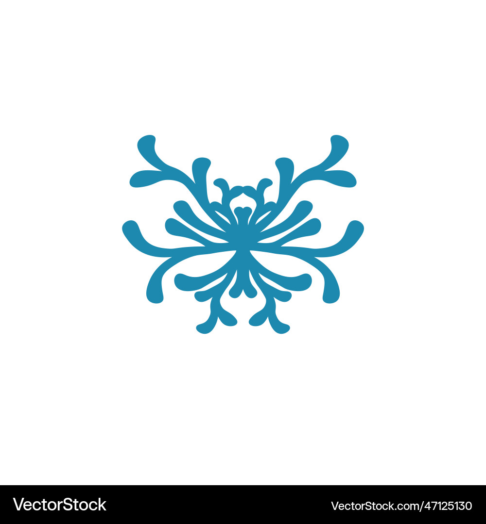Coral logo icon symbol design Royalty Free Vector Image