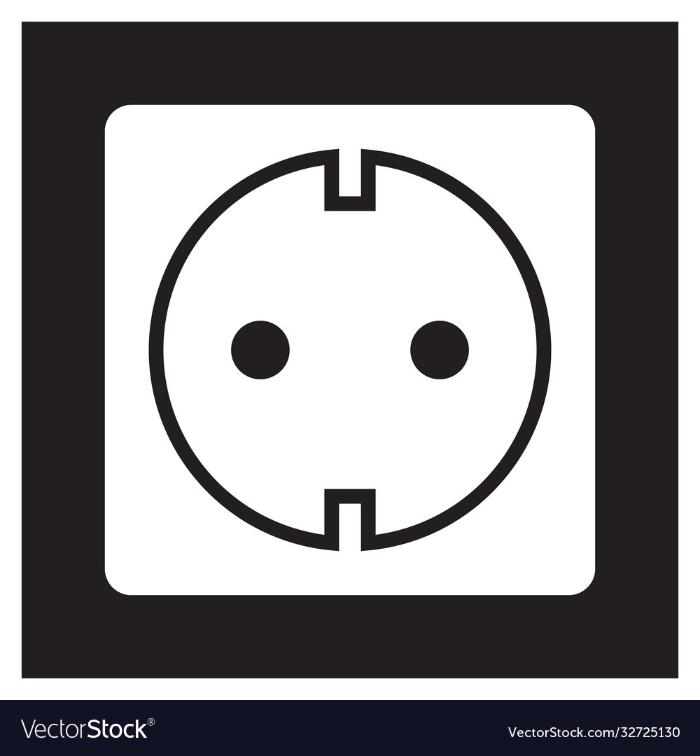 Socket icon Royalty Free Vector Image - VectorStock