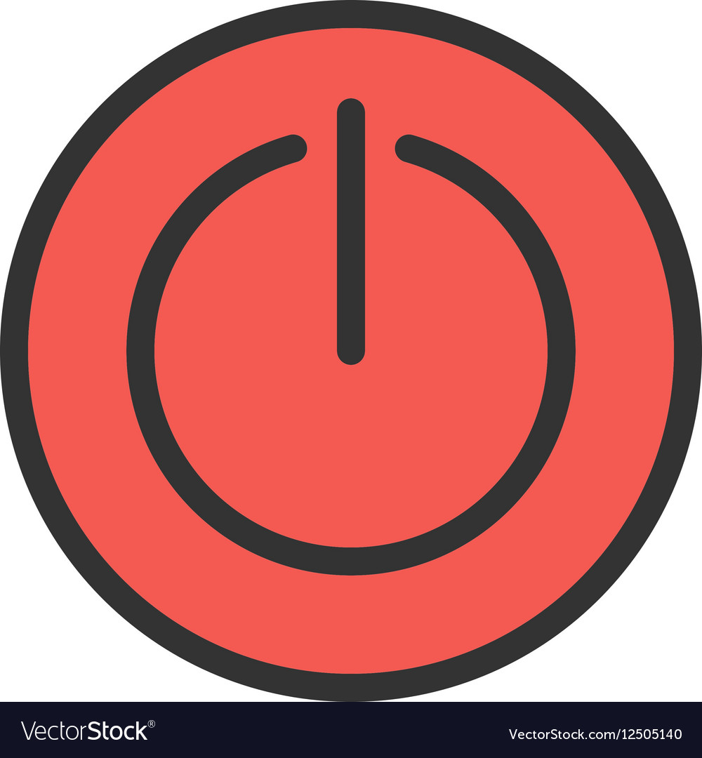 Power button Royalty Free Vector Image - VectorStock