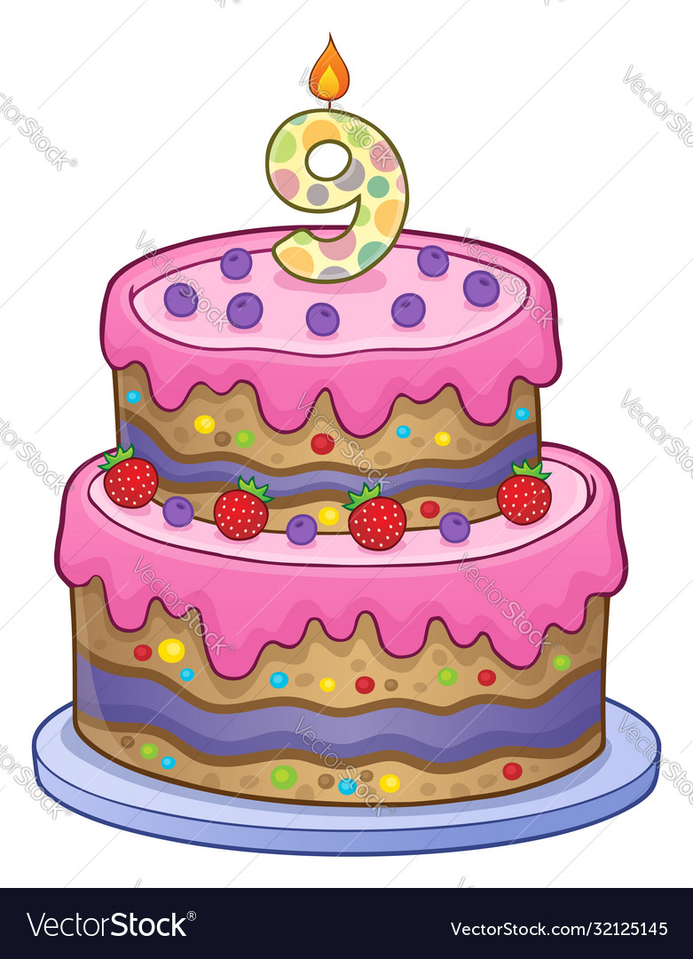 9 Yr Old Birthday Cake Ideas Happy Birthday Card
