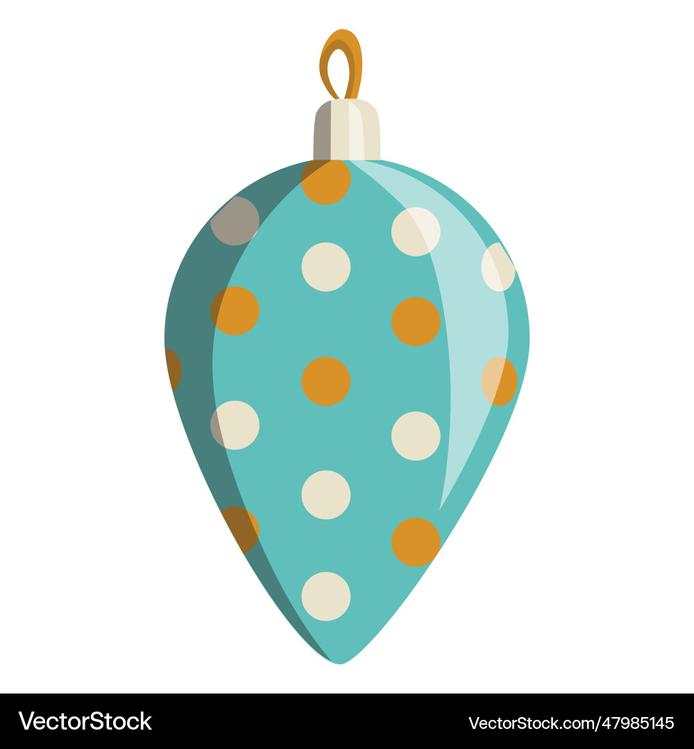 Christmas ball cartoon 165 Royalty Free Vector Image