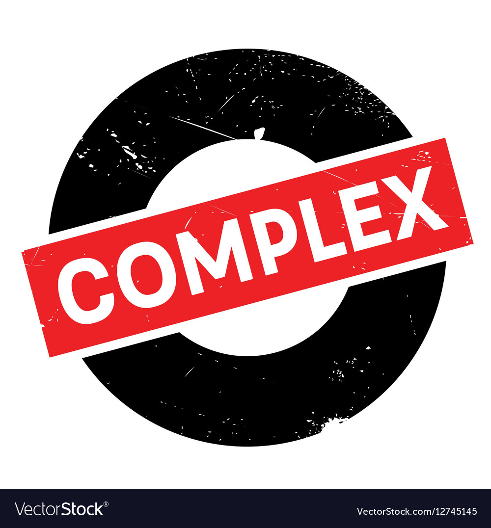 Complex rubber stamp Royalty Free Vector Image