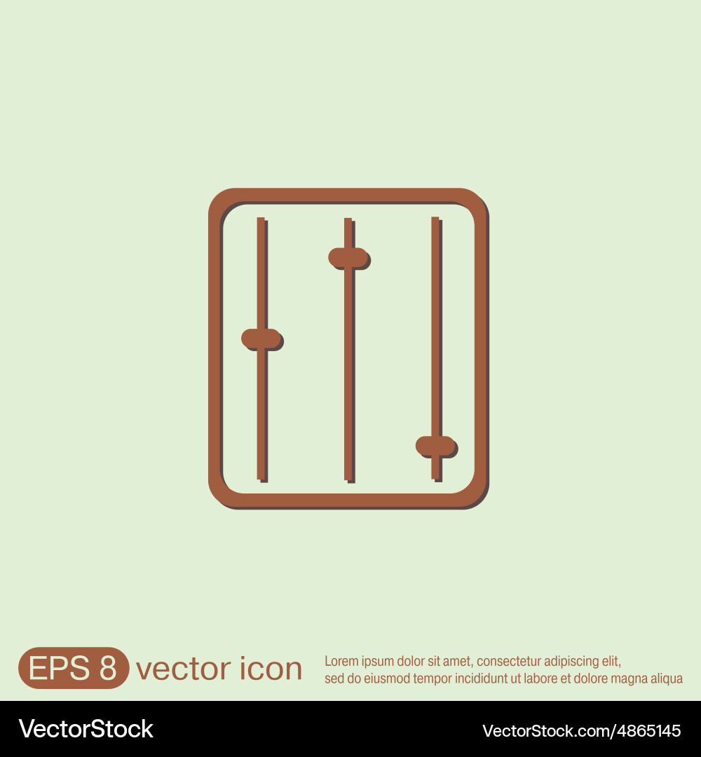 Equalizer Royalty Free Vector Image - VectorStock