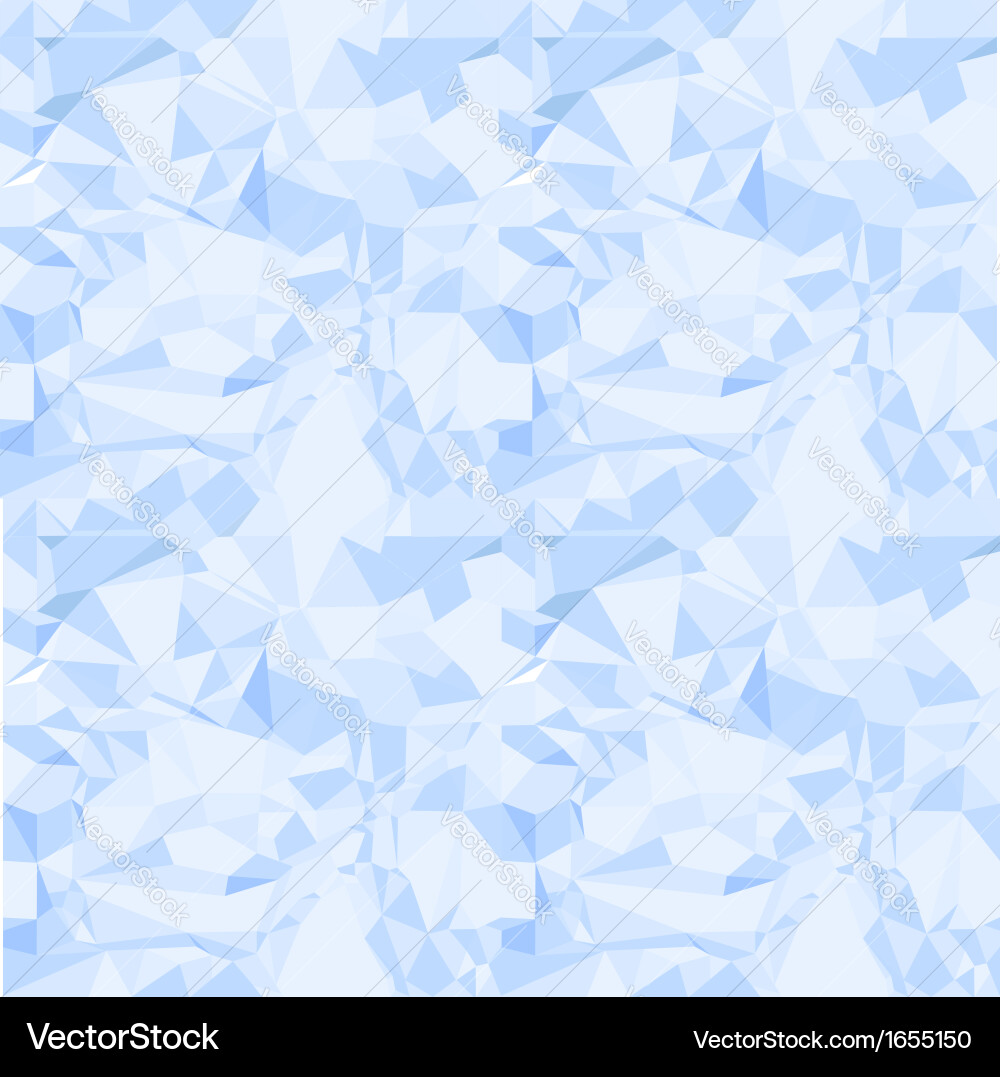 Blue seamless pattern of crumpled paper Royalty Free Vector